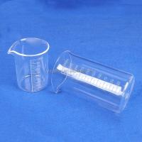 China 2.2g/cm3 Density High Temperature Corrosion Resistant Transparent Quartz Glass Beaker For Industrial for sale