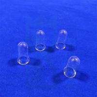 China 1100C Transparent Customized Clear Round Bottom Quartz Test Tube For Scientific Experiments for sale