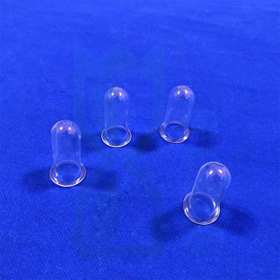 China 1100C Transparent Customized Clear Round Bottom Quartz Test Tube For Scientific Experiments for sale