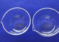 China Custom Logo 99.99% Pure Clear Quartz Glass Singing Bowl for sale