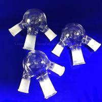 China Three Neck Flask Clear Quartz Plate Handcrafted In Wrought Cut Processing Service for sale