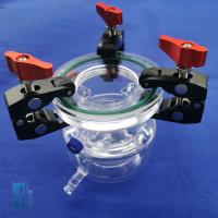 China Customized Corrosion Resistant Highly Transparent Double Layer Quartz Reactor for Science Lab Glassware for sale