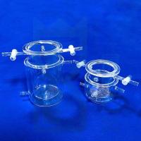 China Customized Corrosion Resistant Highly Transparent Double Layer Quartz Reactor for Science Lab Glassware for sale