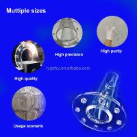 China 80% UV Transmittance Flanged Quartz Glass Tube High Temperature Corrosion Resistance Customization for sale