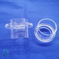 China 80% UV Transmittance Flanged Quartz Glass Tube High Temperature Corrosion Resistance Customization for sale