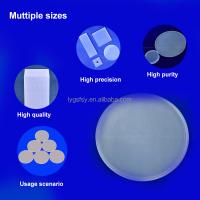 China High Temperature Resistance Frosted Quartz Disc Clear Quartz Glass Plate With Heat Resistance for sale