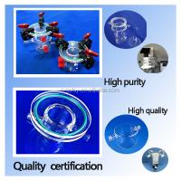 China High Temperature Resistance Quartz Glass Retort Quartz Glass Reactor For Laboratory for sale