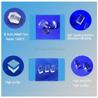 China Customized Square Fused Silica Quartz Glass Plate Clear Quartz Glass Substrate For High Temperature for sale