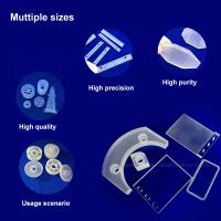 China Factory Made High Temperature Resistant Corrosion Resistant Transparent Opaque Quartz Glass Special-shaped Parts For Sample Support for sale