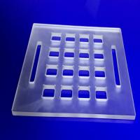 China High Purity SIO2 99.99% High Temperature Resistance 1100℃ Quartz Glass Plate for sale