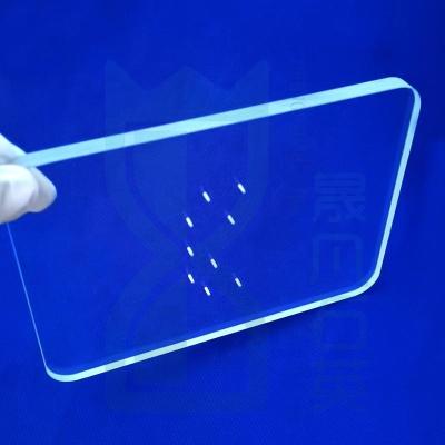 China CNC Customize High Temperature Quartz Glass Plate For Curing Machine for sale