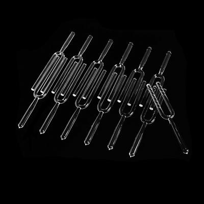 China Transparent 432Hz Crystal Tuning Fork with Long Sustain for Sound Therapy and Meditation for sale