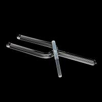 China Custom Crystal Soul Quartz Singing Tuning Fork 10mm 16mm 20mm Chakra Set With Free Case For Sound Healing for sale