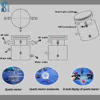 China Factory Customized UV Quartz Glass Quartz Photocatalytic Reactor for sale
