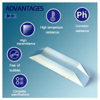 China High Purity Clear Fused Quartz Plate with Precision Tolerance for Optical Instruments for sale