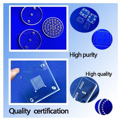 China Military Grade Fused Quartz Plate with Customizable Size and Precision Tolerance for High Temperature Applications for sale