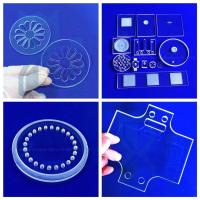 China High Temperature and Corrosion Resistant Quartz Step Plate Can Be Customized for Experimental for sale