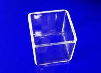 China Container Fused Silica Quartz Polishing Grind Edge Safe Long Lifespan for sale
