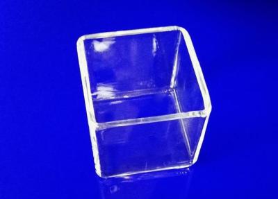 China Container Fused Silica Quartz Polishing Grind Edge Safe Long Lifespan for sale