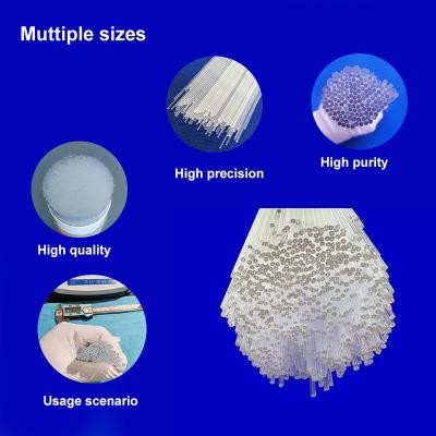 China High Temperature Resistant Corrosion High Purity SiO2 φ1mm-φ5mm Quartz Glass Capillary for sale
