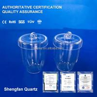 China Manifaturer Customized  50-1000Ml Quartz Beaker With Three-Corner Conical Philips for sale