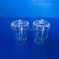 China High-purity 99.99% corrosion-resistant quartz crucible with lid for sale