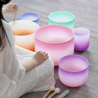 China Crystal Singing Bowl Quartz Crystal Singing Bowl with Durable Bag and Mallet for sale