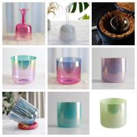 China High Transmittance Crystal Singing Bowl Set for Chakra Healing with Digital Musical Scale for sale