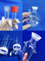 China Custom 50-5000ML Quartz Glass Round Bottom Long Neck Flask for sale