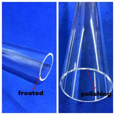 China High Temperature Resistant Corrosion Resistant Fused Quartz Tube with High Purity SIO2 99.99% for sale