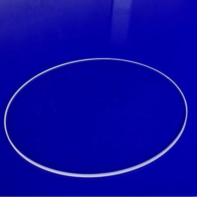 China High Temperature Resistant Highly Transparent 92% Quartz Glass Plate for UV Lamp Applications for sale