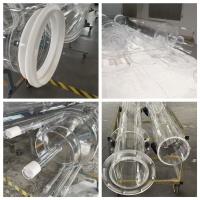 China High Temperature Resistant Large Diameter Quartz Glass Tube with Good Electrical Insulation for Semiconductor Furnace for sale