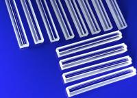 China Low OH Content Hot press quartz bar, Quartz Strip Fitting Strict Size Control for sale