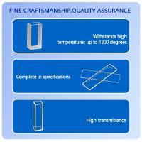 China High Temperature Resistant Optical Grade Quartz Glass Plate Clear Fused Silica Sheet for sale