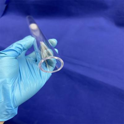 China High temperature resistant 1100° transparent quartz glass tube quartz sand core tube for sale