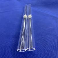 China High Purity 99.99% Corrosion Resistant Quartz Glass Tube with 1100℃ Working Temperature for sale
