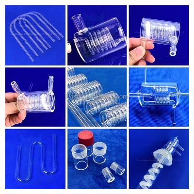 China High Purity 99.99% Corrosion Resistant Quartz Glass Tube with 1100℃ Working Temperature for sale