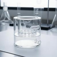 China Customized Corrosion Resistant Highly Transparent Double Layer Quartz Reactor for Science Lab Glassware for sale