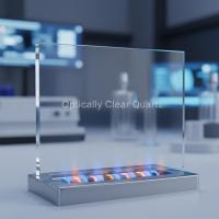 China Optically Clear Quartz Glass Plate with Superior Hardness and Thermal Shock Resistance for Scientific Equipment for sale