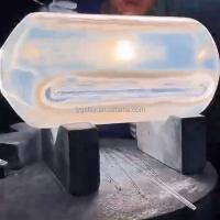 China High Temperature Resistant 1100℃ 99.99% SiO2 Purity Clear Transparent Quartz Glass Tube for Semiconductor and Optical Applications for sale