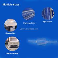 China High Temperature Resistant 1100℃ 99.99% SiO2 Purity Clear Transparent Quartz Glass Tube for Semiconductor and Optical Applications for sale