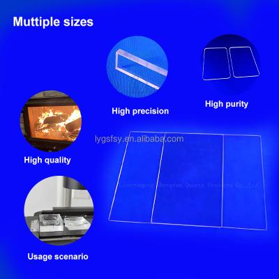 China Custom Clear High Temperature Resistance Glass Plates JGS1 Fused Silica Quartz Glass Disc for sale