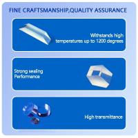 China Custom Clear High Temperature Resistance Glass Plates JGS1 Fused Silica Quartz Glass Disc for sale
