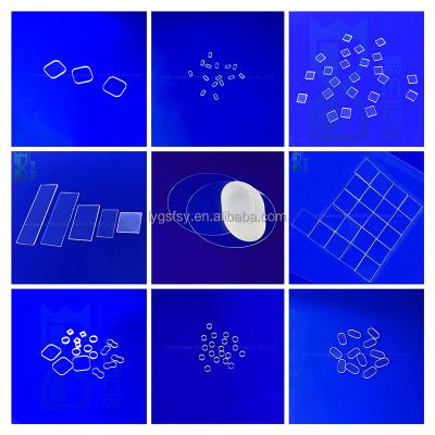 China Customized Size High Temperature Resistant 99.99% Purity Quartz Glass Plate for Semiconductor and Optical Applications for sale