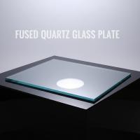 China Manufacturer Support Custom  Fused  Thick Quartz Sheet  With Hole for sale