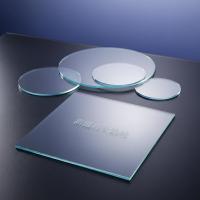 China Custom High Temperature Resistant Fused Silica  Square Quartz Glass Sheet Round Quartz Disc for sale