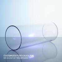 China Customized Large Diameter High Temperature Resistant Quartz Glass Tube with Excellent UV Transmission for sale
