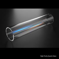 China Custom Large Diameter High Temperature Resistant Corrosion Resistant Quartz Glass Furnace Tube for sale