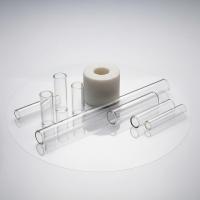 China High Transmittance 1100℃ Working Temperature 99.99% SiO2 Purity Quartz Glass Tube for Semiconductor and Optical Applications for sale