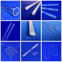 China Antifouling High Density Fused Silica Capillary Tubing with Strong Stability Quartz Glass Tube for sale
